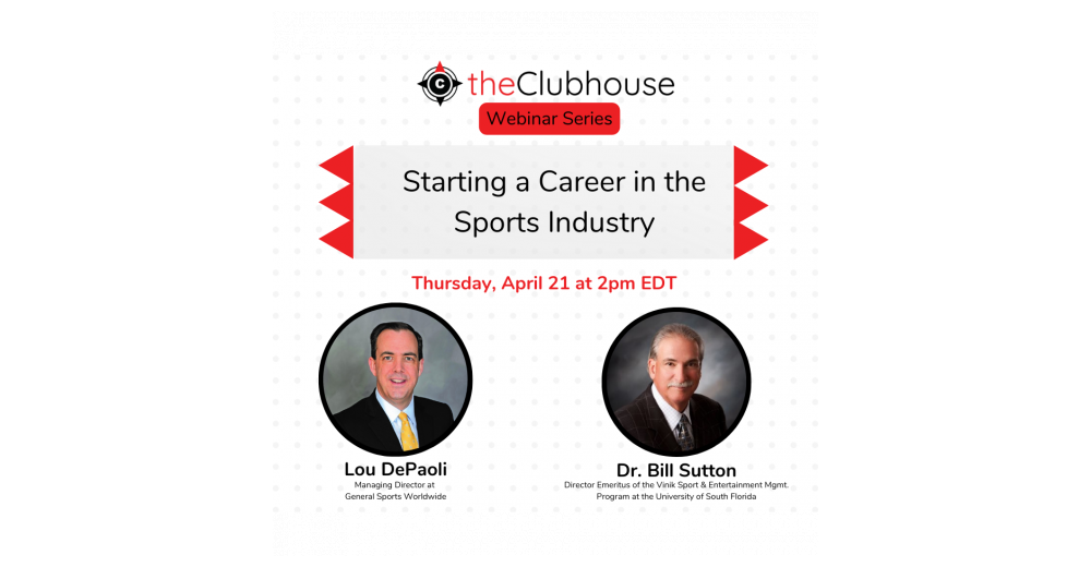 How to Start a Career in the Sports Industry with Lou DePaoli & Dr ...